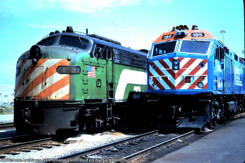 BN 9903 & Metra 185